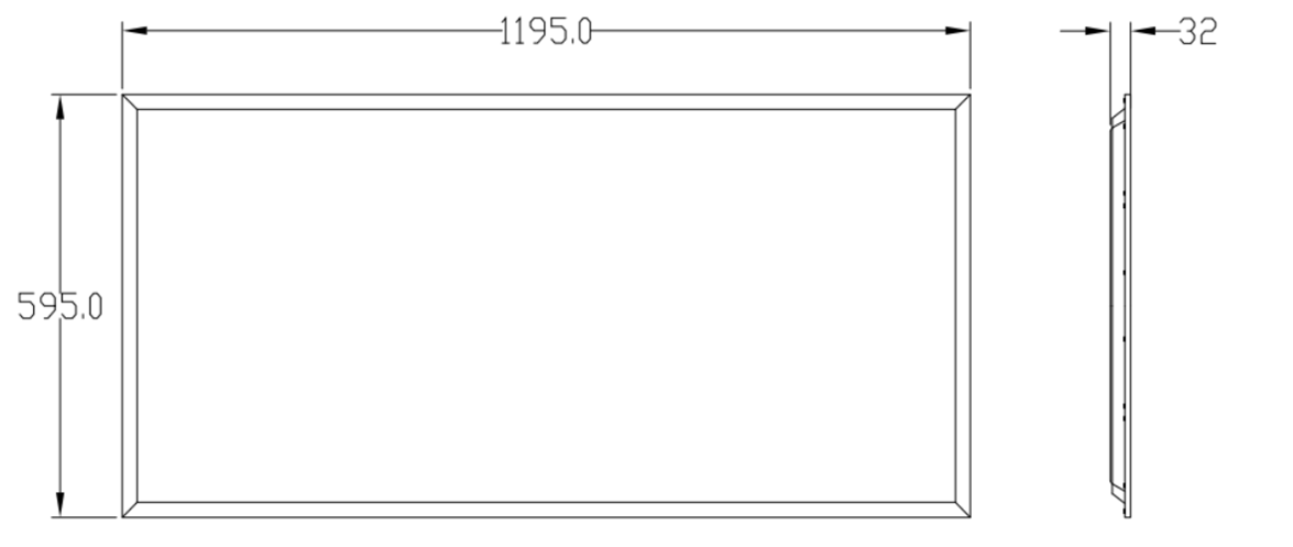 Cygnus 12 line drawing - Advance Lighting
