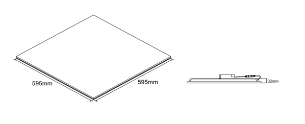 Cygnus LG2 line drawing - Advance Lighting